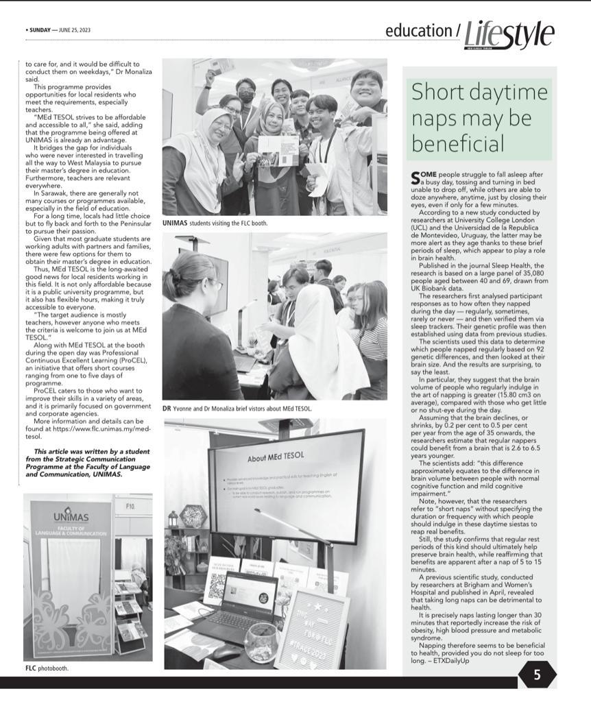 Faculty of Education, Language and Communication